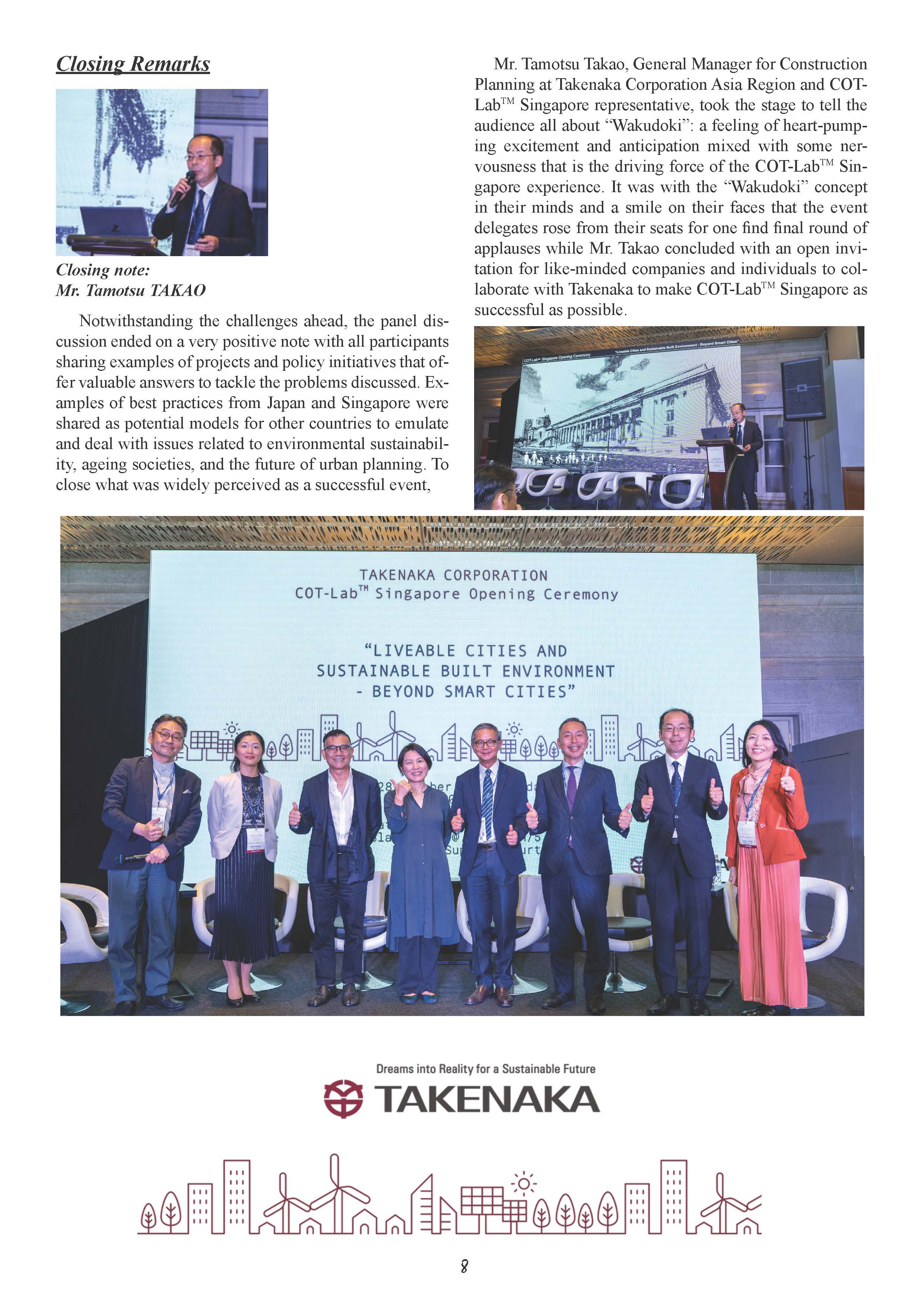 COT-Lab™ Singapore Opening Ceremony